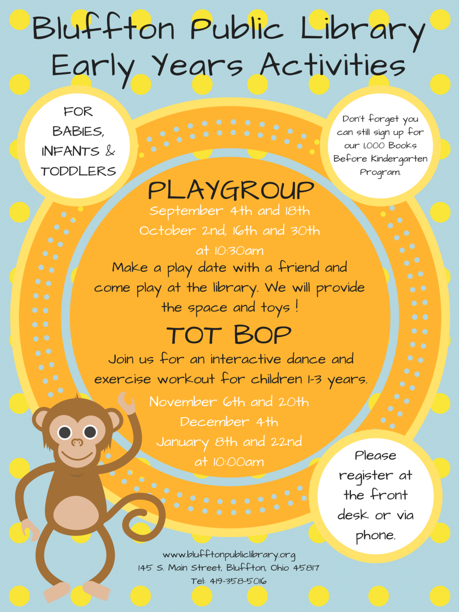 What's Happening at the Library | Bluffton Public Library